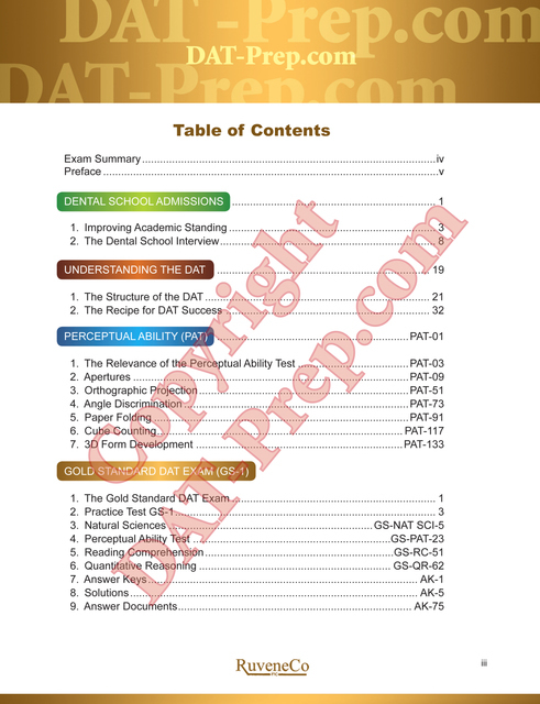 DAT Prep: Gold Standard DAT Preparation (Dental Admission Test)